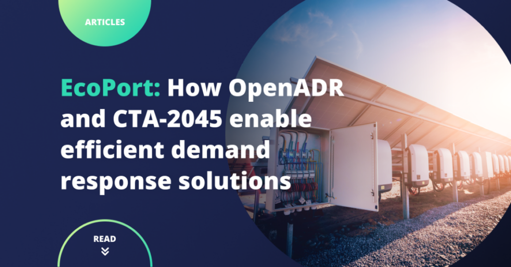 EcoPort: How OpenADR and CTA-2045 enable practical and efficient demand response solutions ...