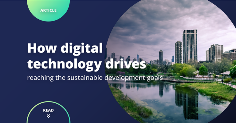 How digital technology drives reaching the sustainable development goals